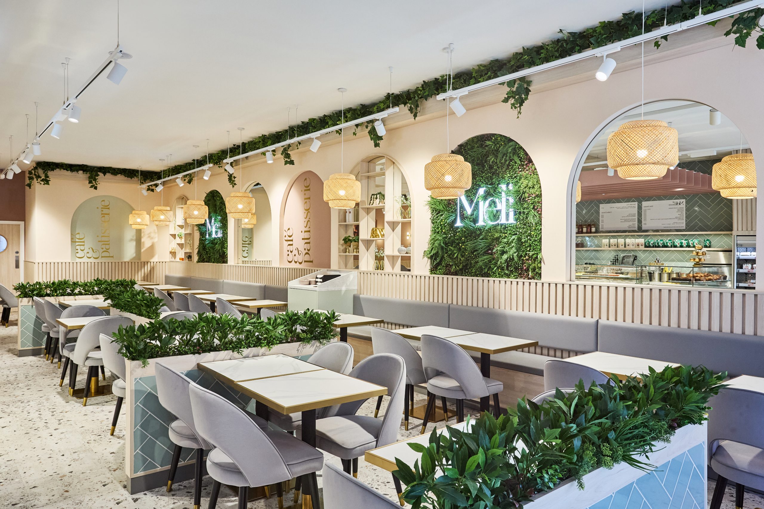 Meli at Mcarthur Glen - Cafe Design Project - RED