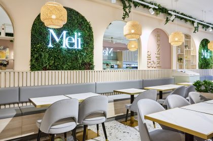 Meli at Mcarthur Glen - Cafe Design Project - RED
