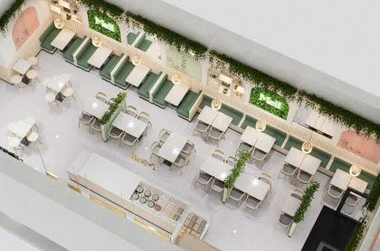 Meli at Mcarthur Glen - Cafe Design Project - RED