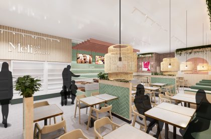 Meli at Mcarthur Glen - Cafe Design Project - RED