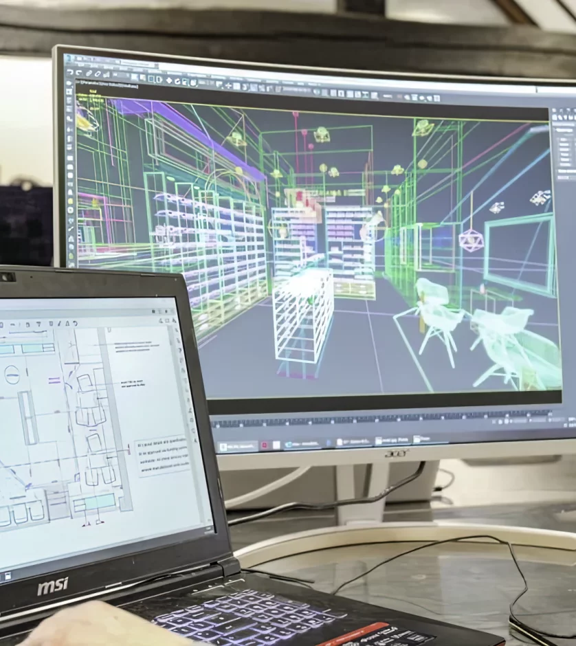 Commercial Interior Technical Design & Drawing Packs - RED